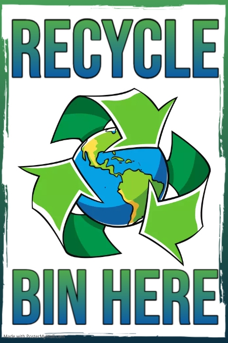 Recycle Bin Poster Template (1) | PosterMyWall