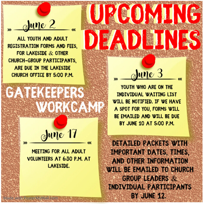 Copy of Upcoming Events | PosterMyWall