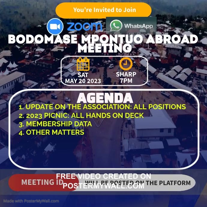 Zoom Business Conference meting invitation | PosterMyWall