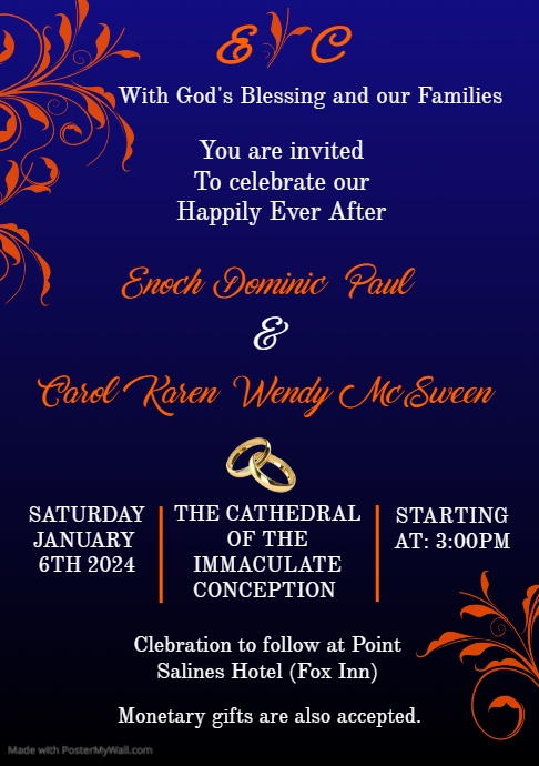 wedding invitation | PosterMyWall