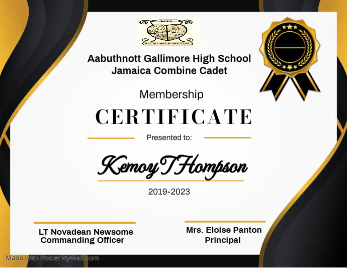 Certificate Template | PosterMyWall