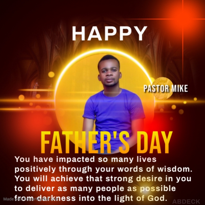 Pastor Mike | PosterMyWall