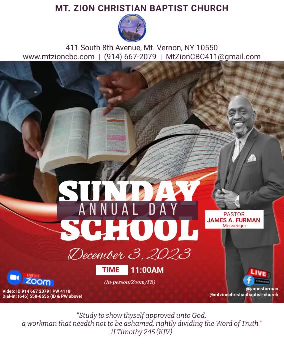 2023 MZCBC Sunday School Annual Day 12032023_Cover | PosterMyWall