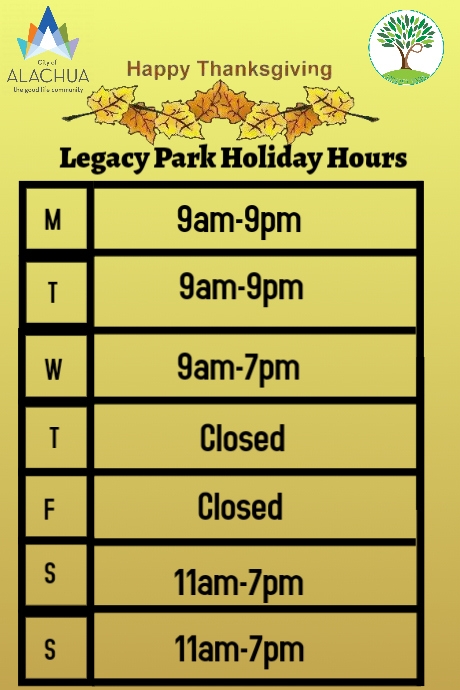 Copy of THANKSGIVING HOLIDAY HOURS | PosterMyWall