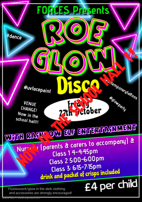 Glow Party Youth New | PosterMyWall