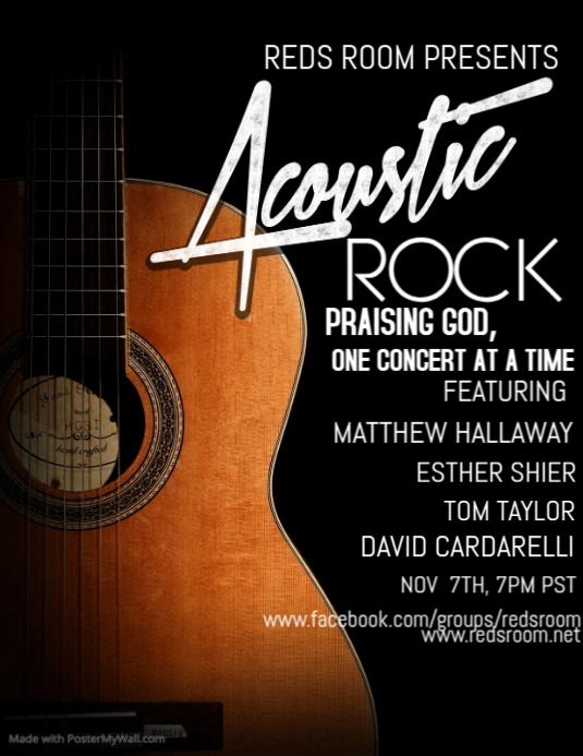 Copy of Acoustic Night Flyer | PosterMyWall