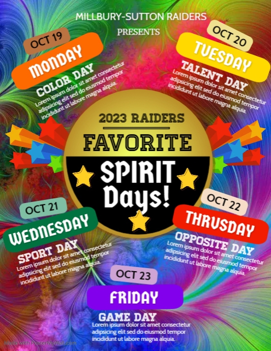 Copy of Spirit Week video | PosterMyWall