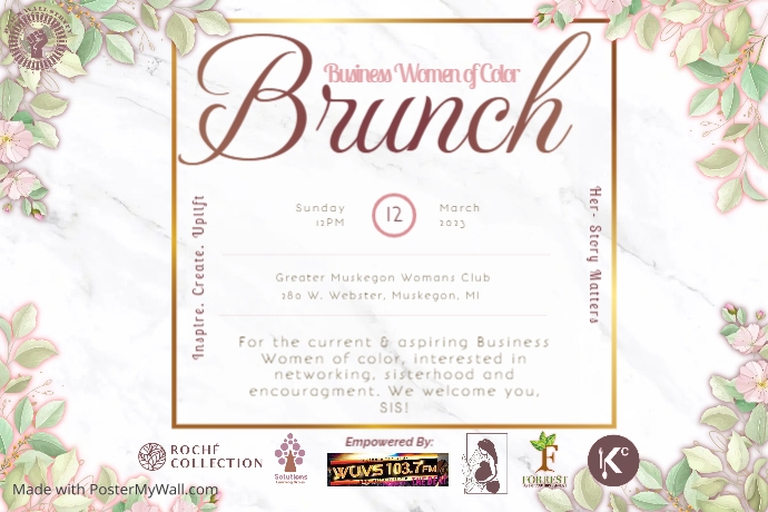 Copy of Business Brunch Flyer w sponsors | PosterMyWall