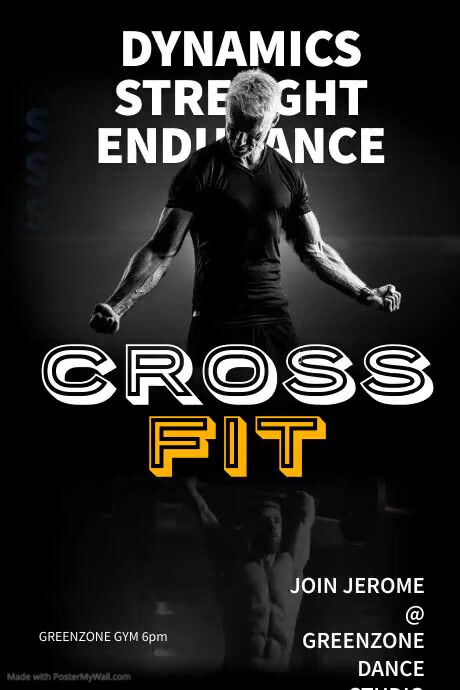 Crossfit Gym Video Poster | PosterMyWall
