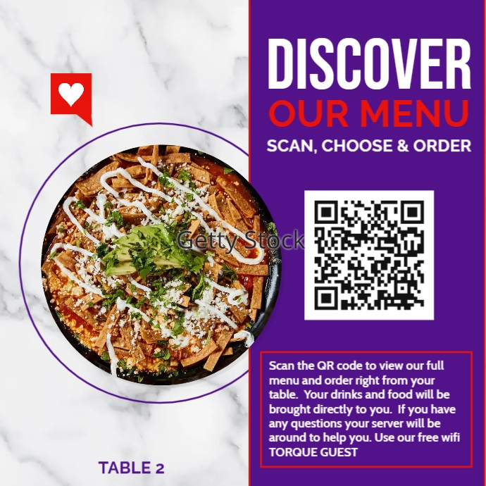 Copy of Discover our menu scan choose and order (1) | PosterMyWall
