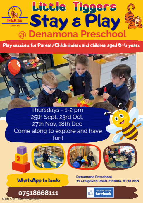 Copy of Learn & Play Preschool Flyer Ad | PosterMyWall