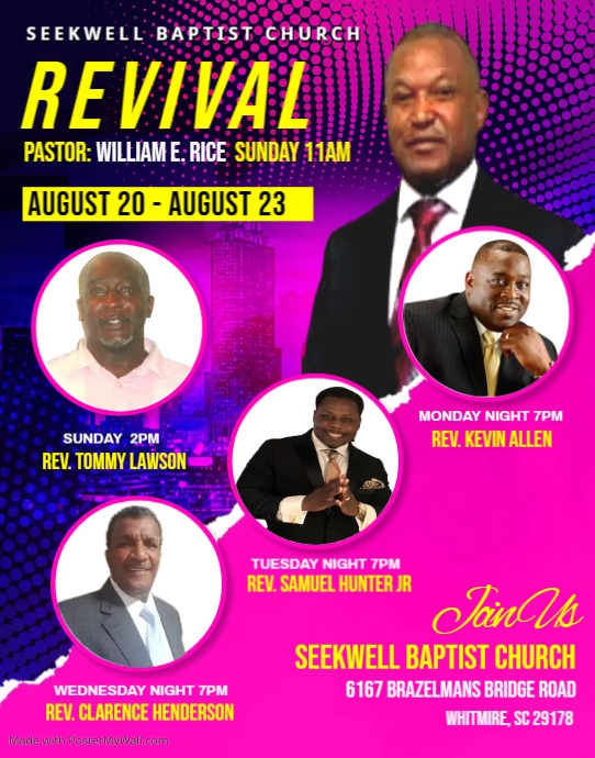 Revival Worship Church Flyer | PosterMyWall