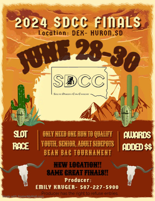 Orange wild west cowboy party flyer | PosterMyWall