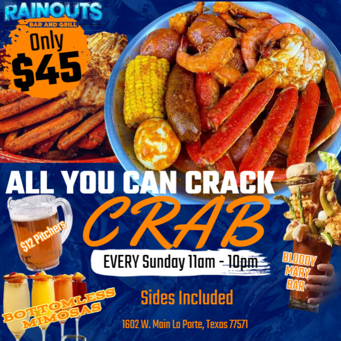 Crab Deals Instagram Post | PosterMyWall