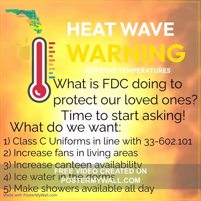 Copy of Heat Wave Warning Post Template | PosterMyWall