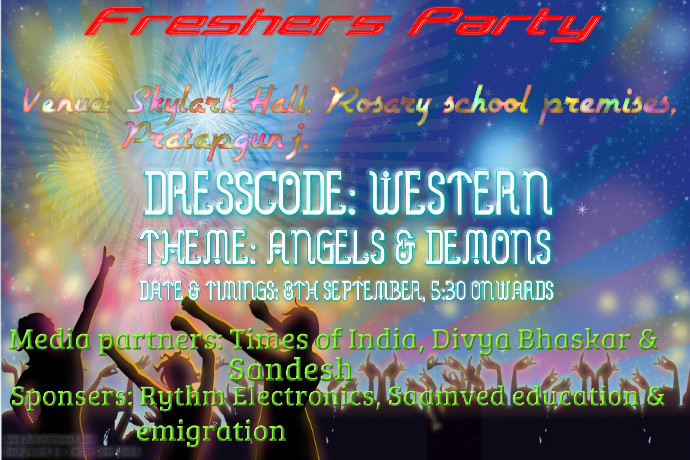 Freshers Party | PosterMyWall