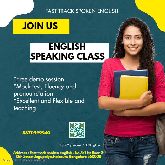 ENGLISH CLASS | PosterMyWall