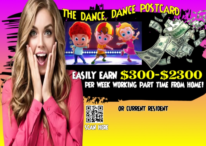 Copy of DANCE, DANCE POSTCARD | PosterMyWall