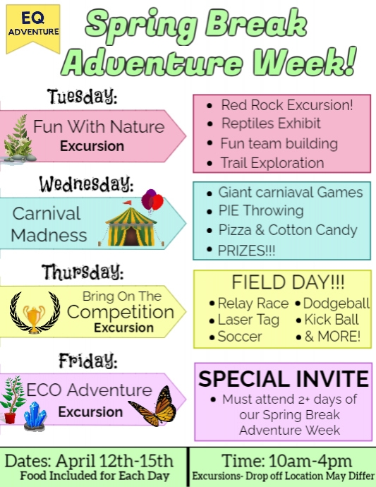 Spring Break! | PosterMyWall