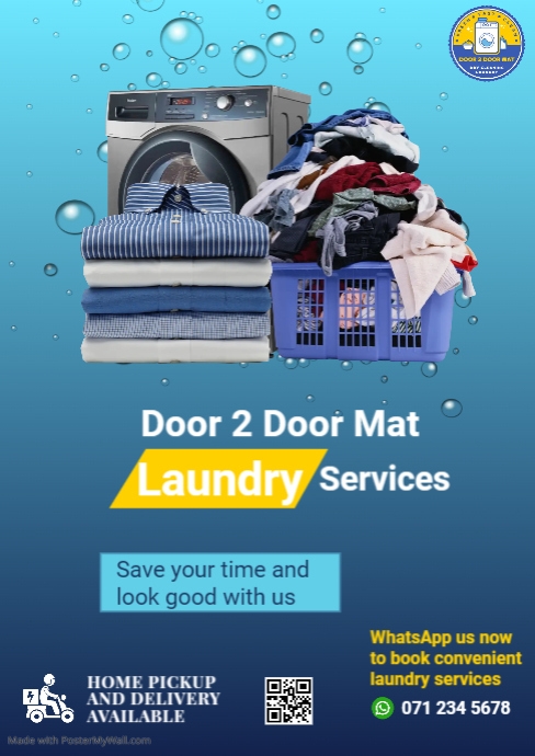 laundry and dry cleaning | PosterMyWall