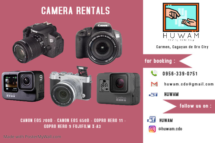 camera for rent | PosterMyWall