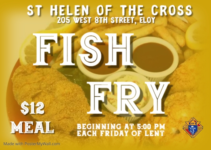 Church Fish Fry Friday Flyer Template (1) | PosterMyWall