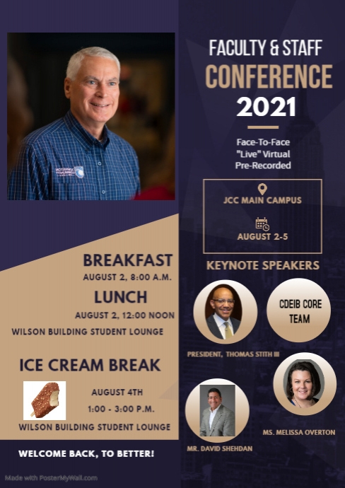 FACULTY & STAFF CONFERENCE 2021 | PosterMyWall