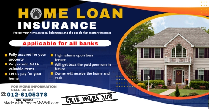 Copy of Copy of House Insurance Services Facebook Post Templa ...