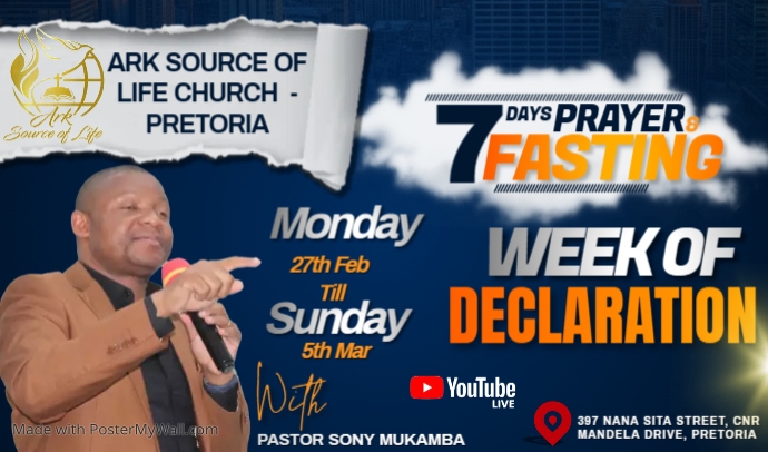 7 days fasting and prayer | PosterMyWall