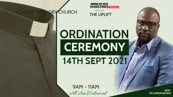 Copy of Ordination Ceremony | PosterMyWall