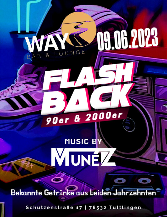 Flash Back | Original Flyer | PosterMyWall