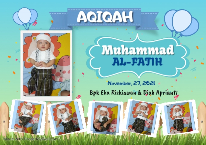 Copy of Salinan AQIQAH | PosterMyWall