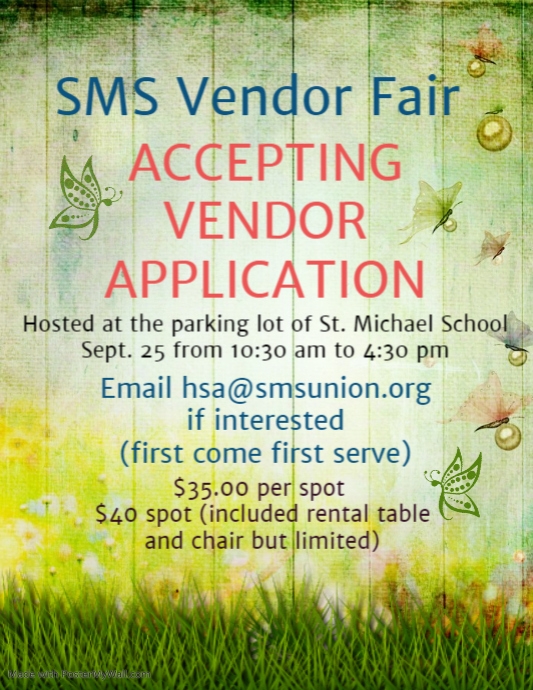 Copy of SMS Vendor Fair 2021 | PosterMyWall