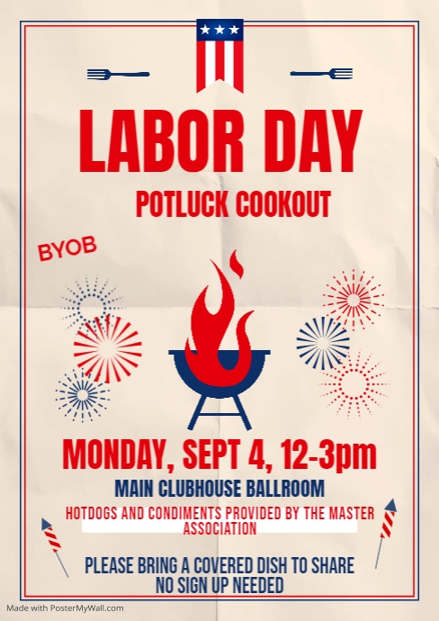 Labor Day BBQ Poster | PosterMyWall