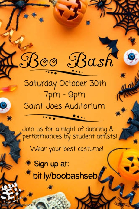 Copy of Boo Bash Poster | PosterMyWall