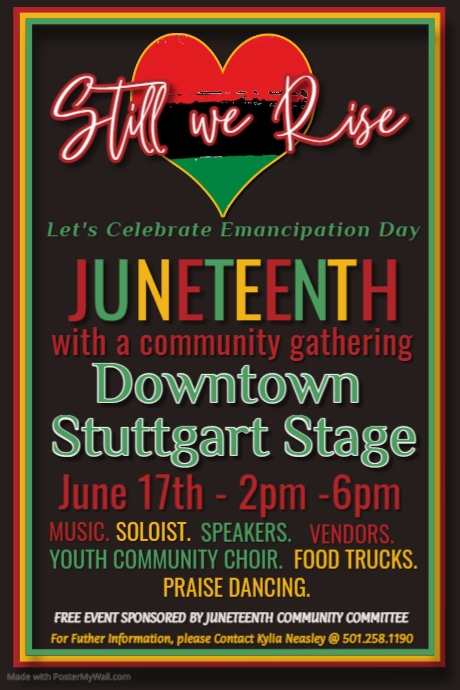 JUNETEENTH Event Poster | PosterMyWall