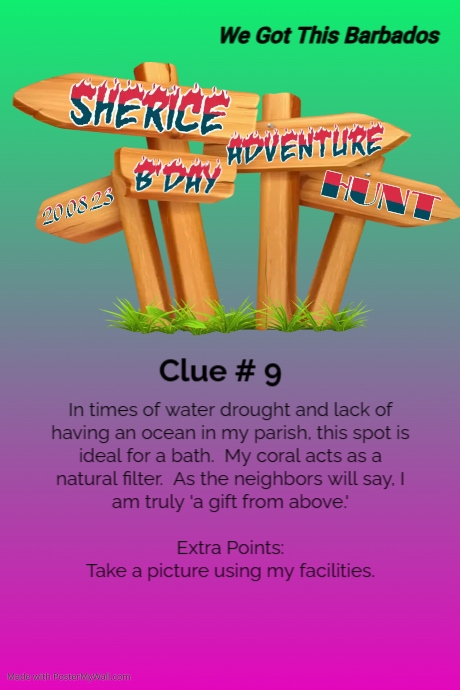 Copy of Sherice Hunt Clue - Porey Springs | PosterMyWall