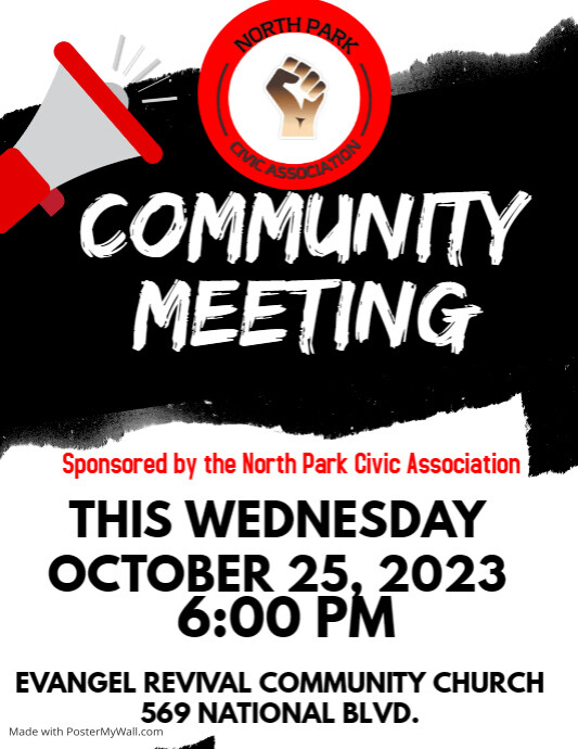 Copy of Community Meeting Flyer | PosterMyWall