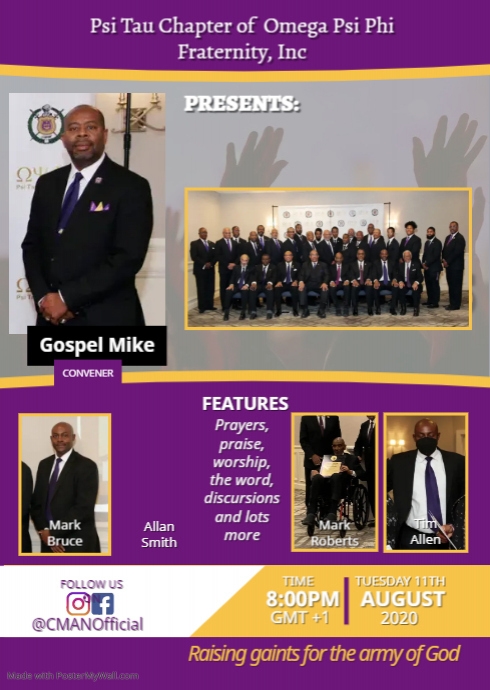 Copy of Copy of Christian men event flyer | PosterMyWall