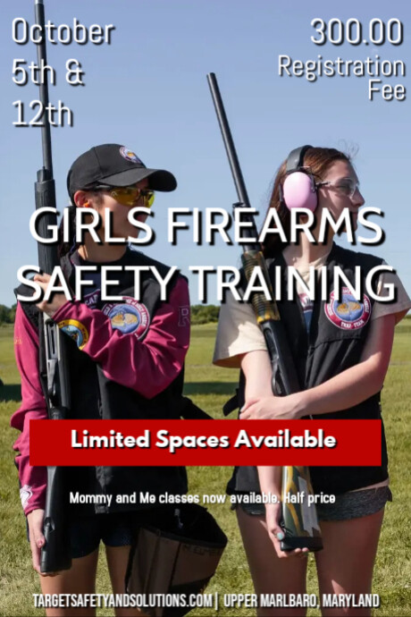 Copy of Template firearms safety training | PosterMyWall