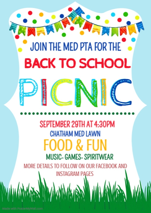 BOOSTER CLUB BBQ PICNIC FLYER | PosterMyWall