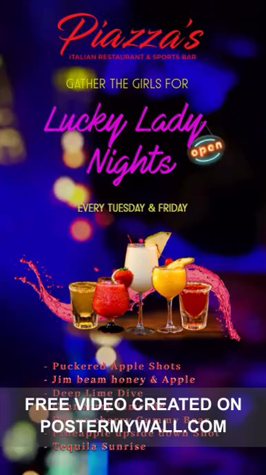 Copy of Copy of LUCKY LADY FRIDAYS | PosterMyWall