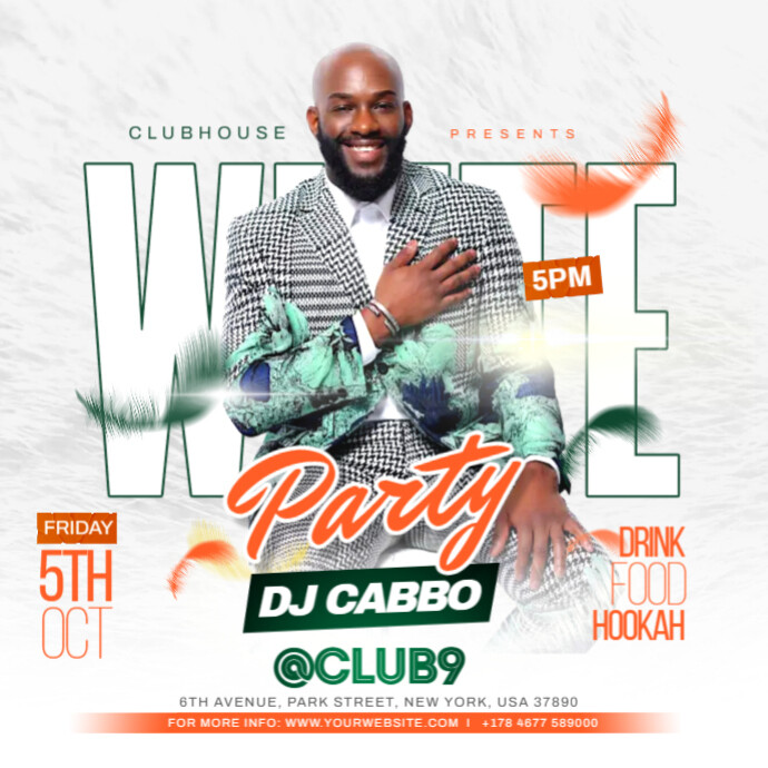 white party | PosterMyWall