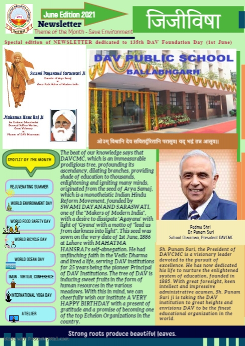 Copy of Orange Custom Branded Newsletter Page | PosterMyWall