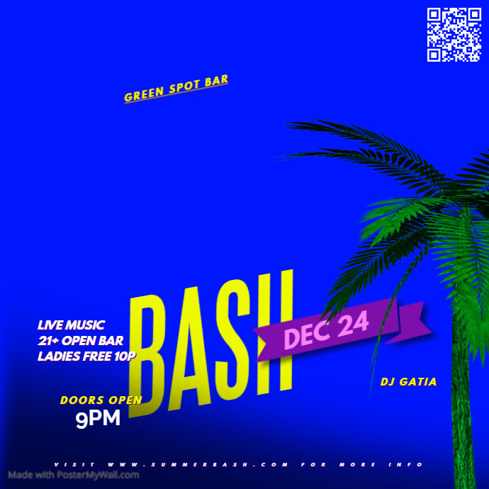 Summer Bash | PosterMyWall