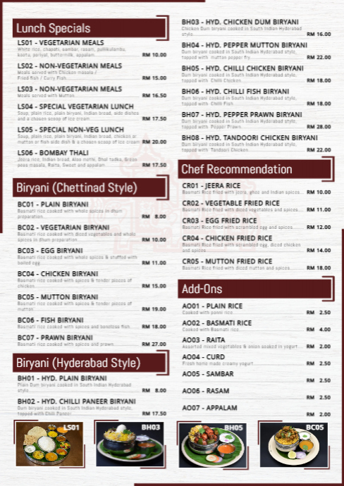 KK Menu_P3 | PosterMyWall