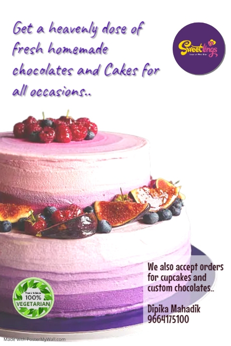 cake shop template | PosterMyWall