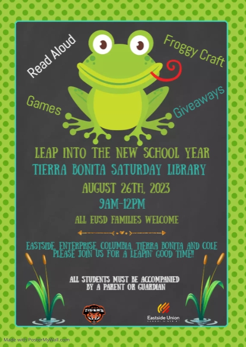 Leap into School TB Sat Library | PosterMyWall