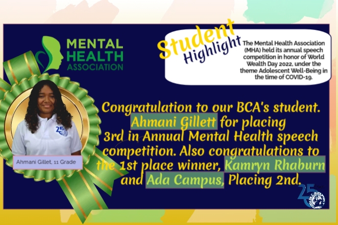 Student Highlight_Ahmani | PosterMyWall