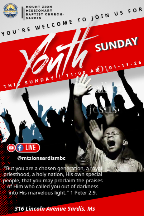 youth service | PosterMyWall